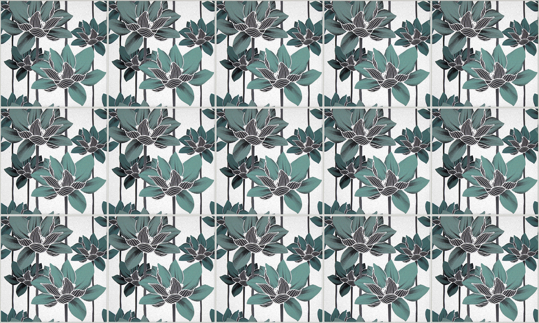 Bloom Sustainable Floral Tile Collection – Livden